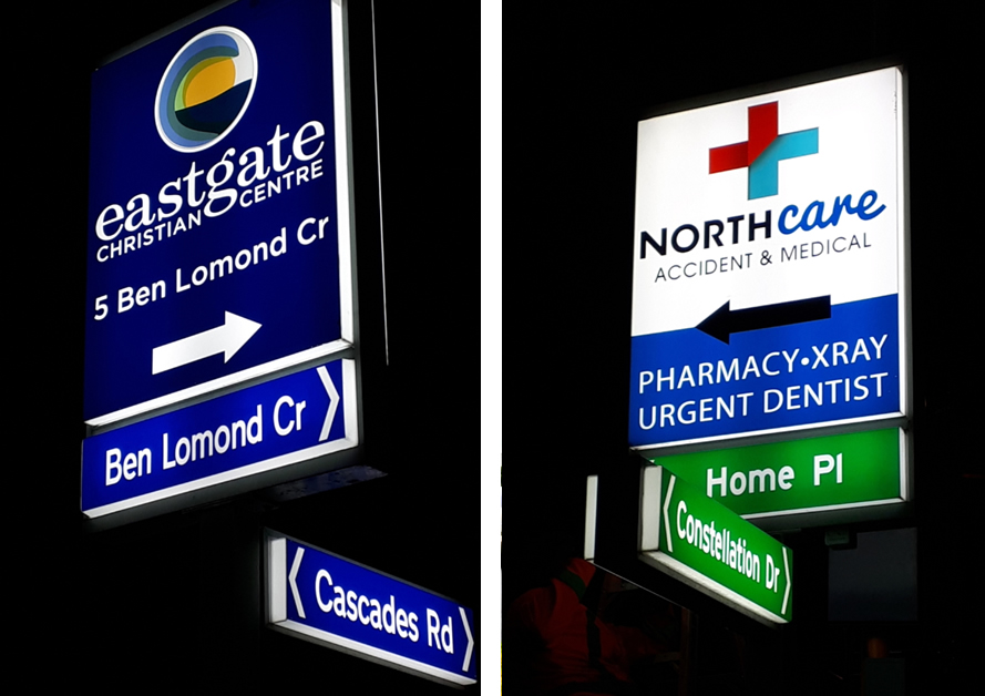GALLERY - Nu-Lite Illuminated Signs Ltd -Directional illuminated signs